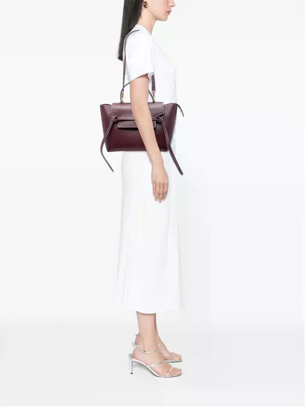Celine 2016 Mini Smooth Calfskin Double Stitched Belt Bag Satchel