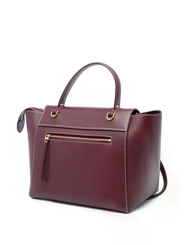 Celine 2016 Mini Smooth Calfskin Double Stitched Belt Bag Satchel