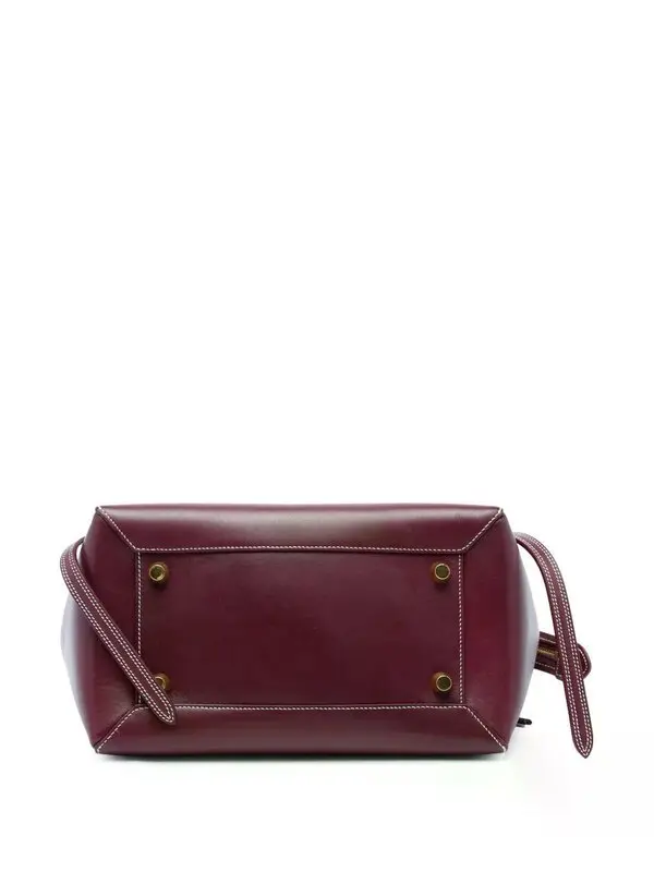 Celine 2016 Mini Smooth Calfskin Double Stitched Belt Bag Satchel