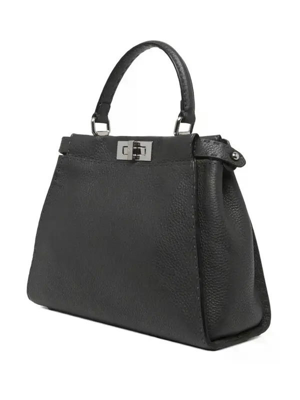 Fendi 2000-2010 Medium Leather Selleria Peekaboo Iconic Satchel