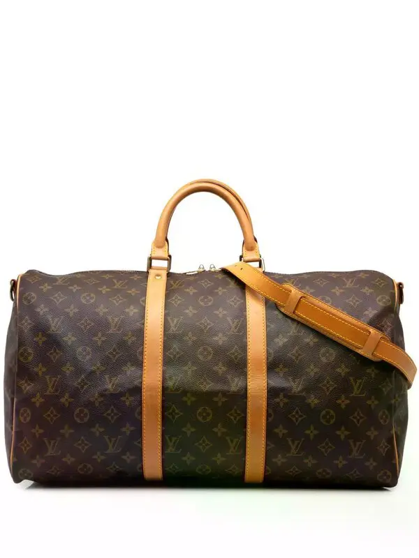 LOUIS VUITTON 1991 Monogram Keepall Bandouliere 50 Travel Bag