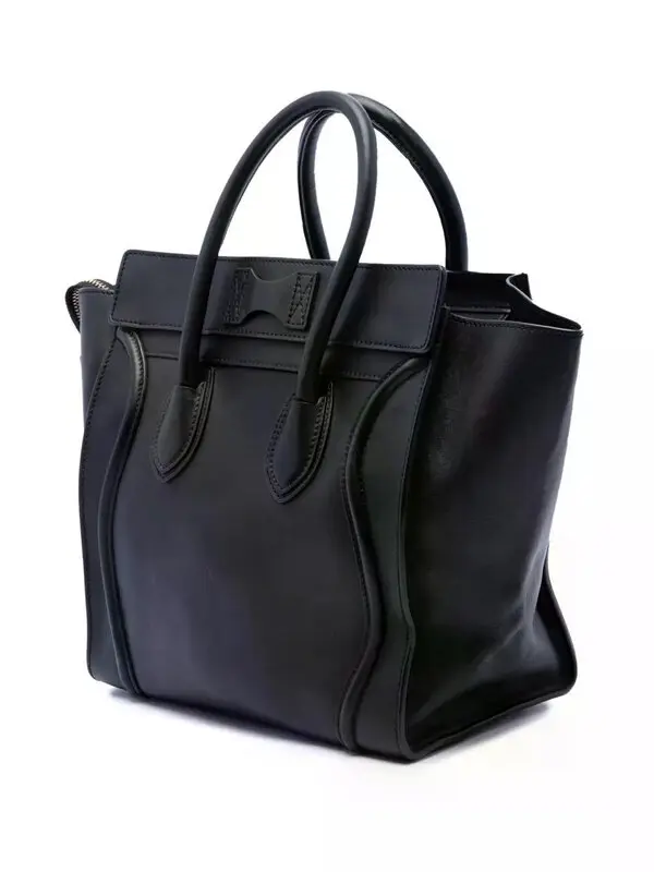 Celine 2012 Mini Leather Luggage Tote Bag