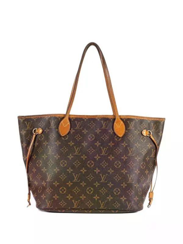 LOUIS VUITTON Mm Neverfull Monogram Tote Bag - Brown