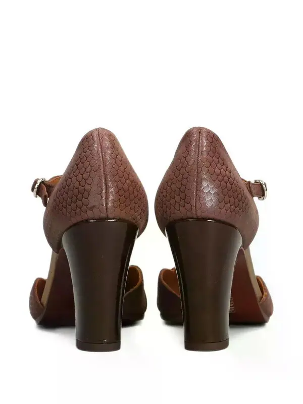 Chie Mihara Maver Reptile-effect T-bar Pumps