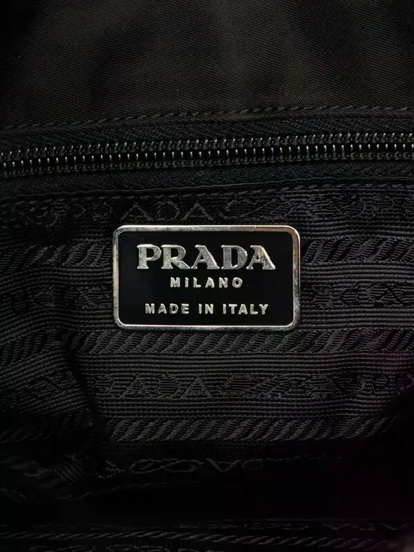 Prada 2000-2013 Tessuto Messenger Bag Crossbody Bag - Black