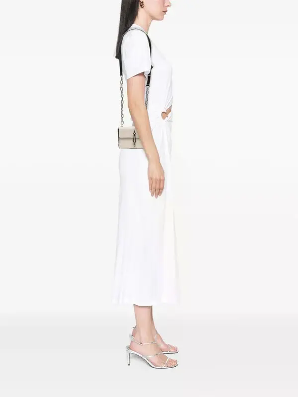 Alexander Wang 2018-2019 Small Bicolor Leather Hook Crossbody Bag - Black
