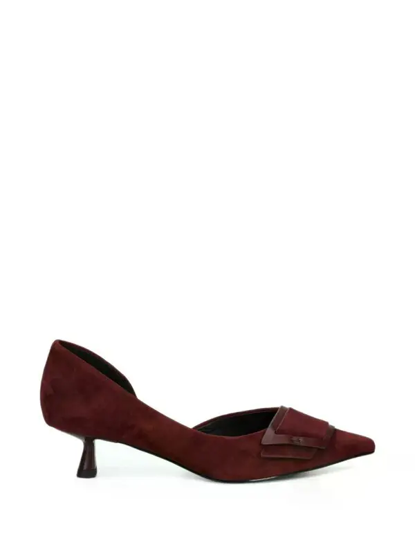 BIBI LOU Pointed-toe Suede Pumps - Red