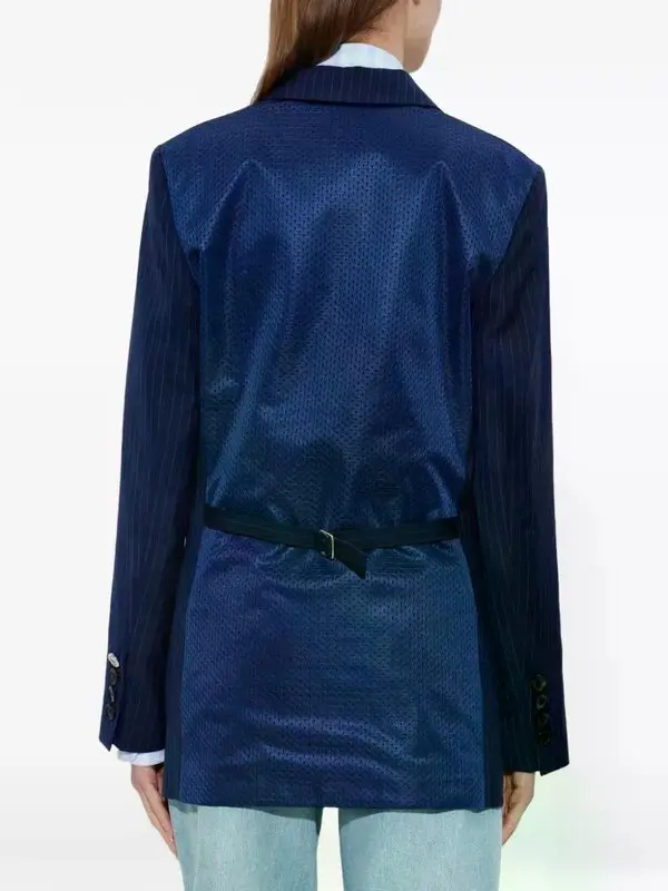 Moschino Pinstripe-pattern Wool Jacket