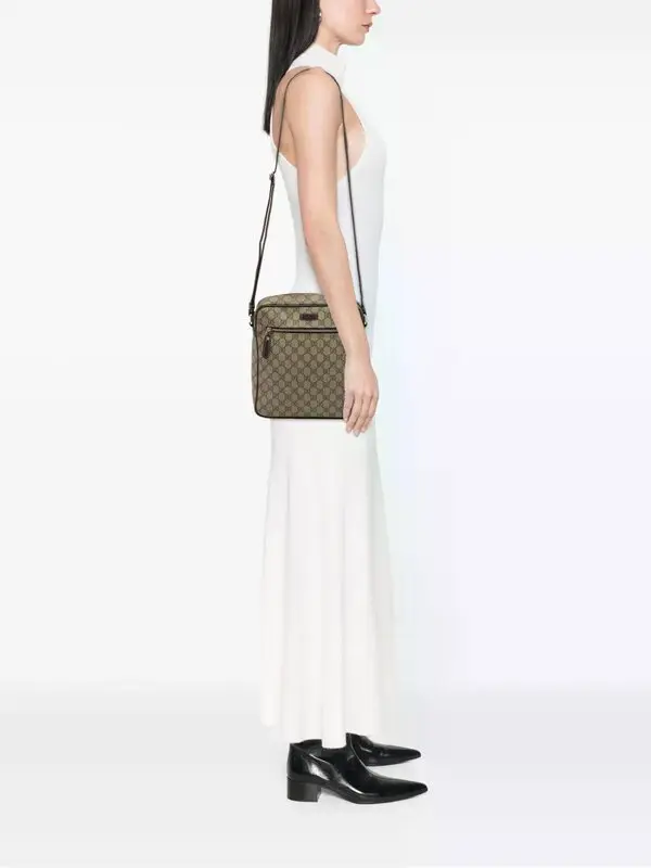 Gucci 2016-2026 Gg Supreme Crossbody Bag - Neutrals