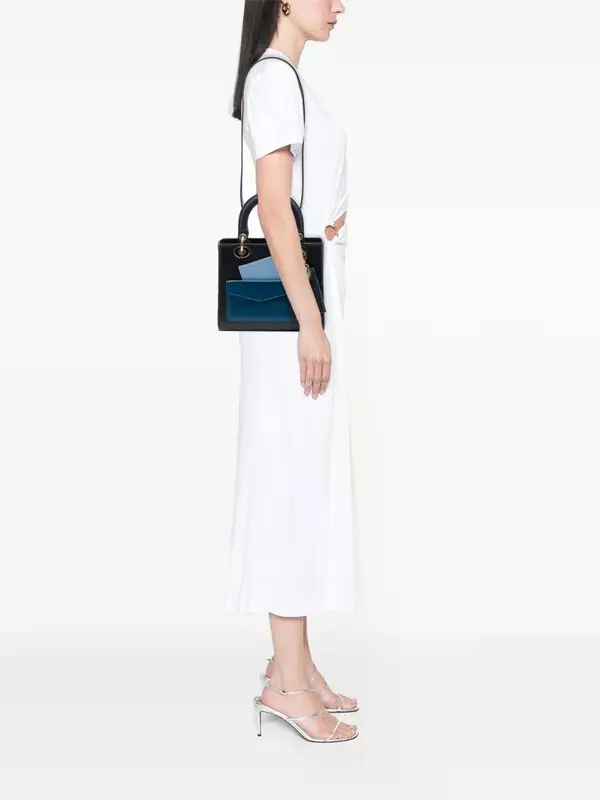 Dior 2014 Medium Calfskin Pockets Lady Satchel