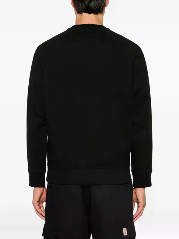 C.P. COMPANY Logo-embroidered Raglan-sleeve Sweater