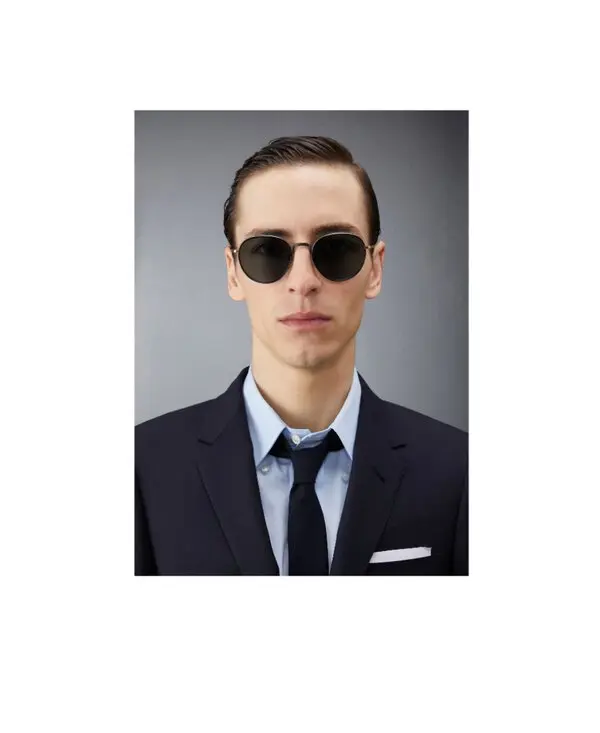 Thom Browne Round Frame Sunglasses