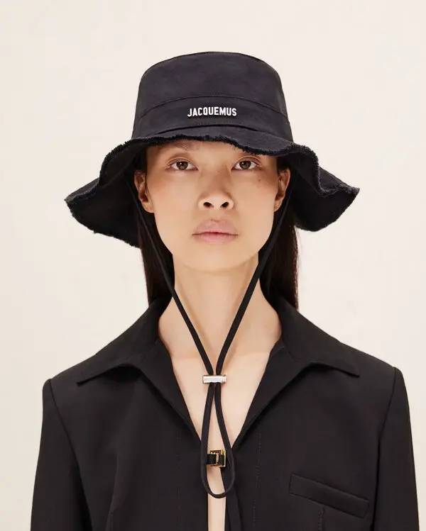 Jacquemus Le Artichaut Frayed Edge Bucket Hat