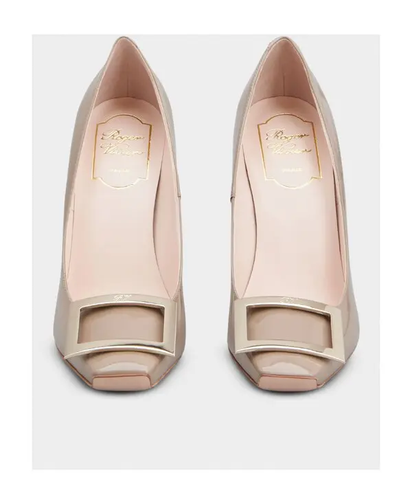 ROGER VIVIER Belle Vivier Trompette Pumps - Beige