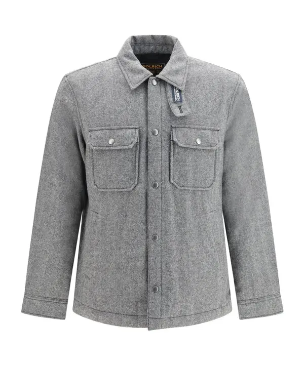 Woolrich Buttoned Overshirt - Grey
