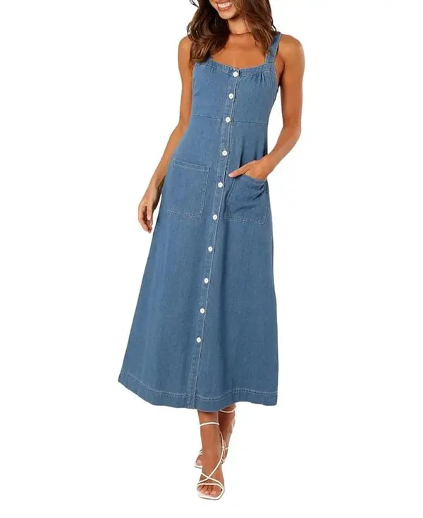 PETAL AND PUP Bettie Midi Dress