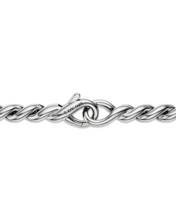 David Yurman Sculpted Cable Chain Necklace In Sterling 3.7mm