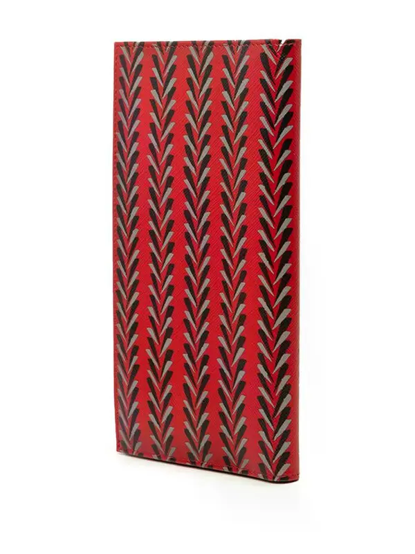 Prada 2010-2026 Printed Saffiano Bifold Wallet Long Wallets