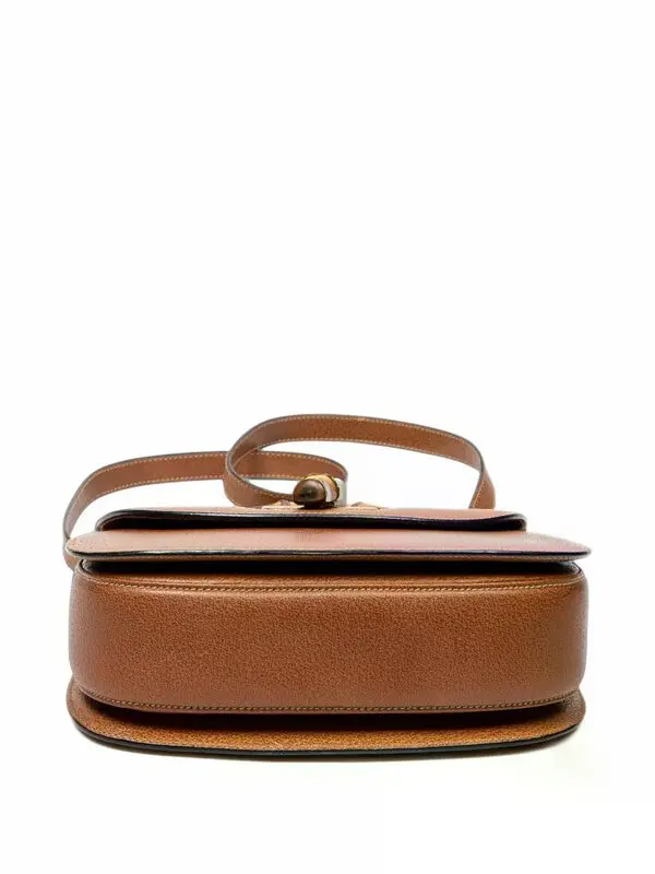 Gucci Vintage Bamboo Grained Handbag