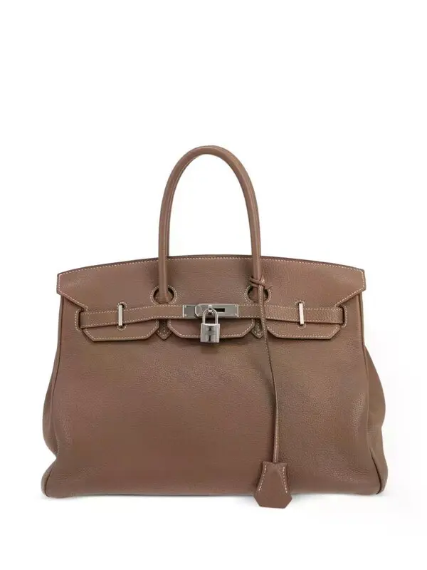 Hermès 2008 Birkin 35 Togo-leather Handbag - Brown