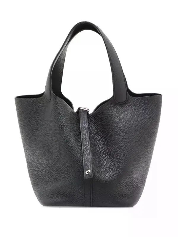 Hermès 2023 Clemence Picotin Lock 22 Handbag - Black