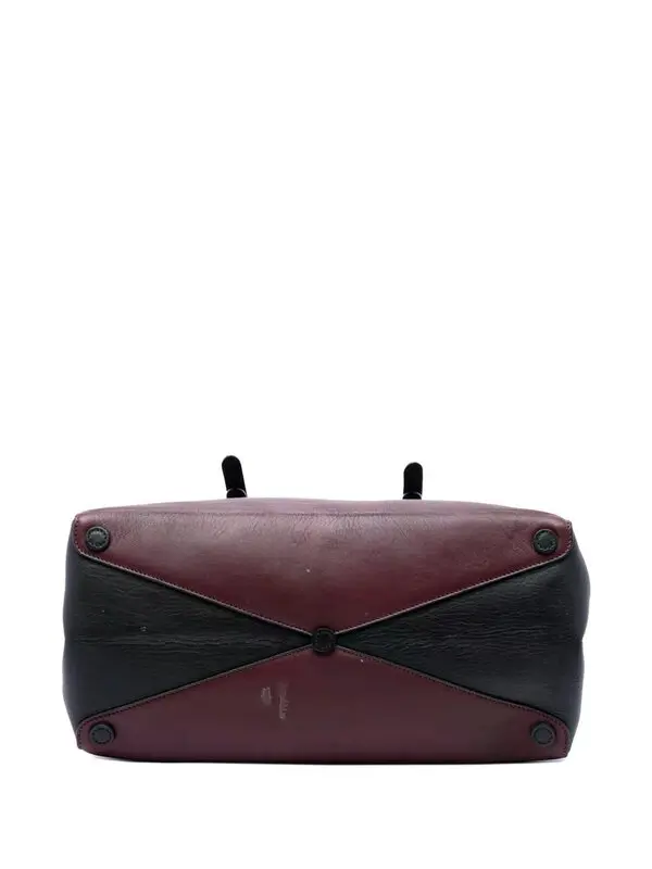 Prada 2013-2026 Medium Bicolor City Calf Double Satchel