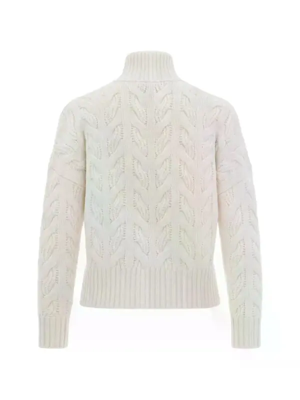 Max Mara Comfortable Wool And Cashmere Sweater Beige