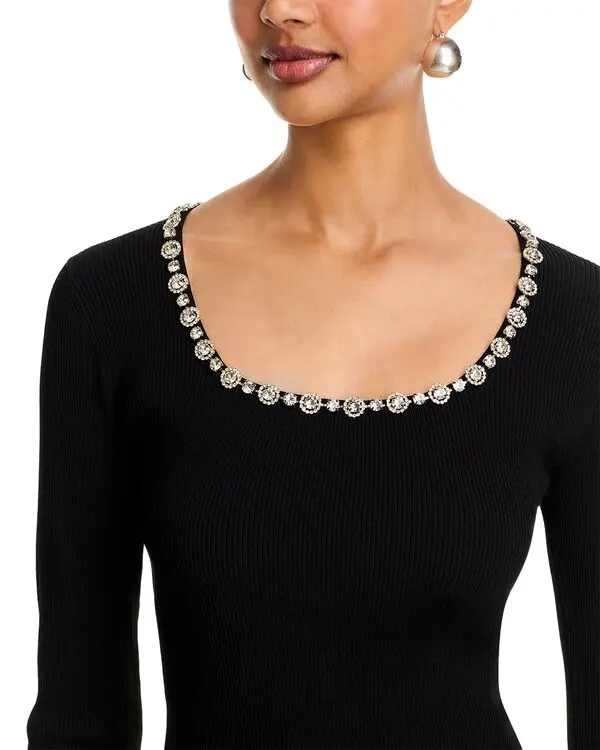 Elie Tahari The Isabel Crystal Sweater