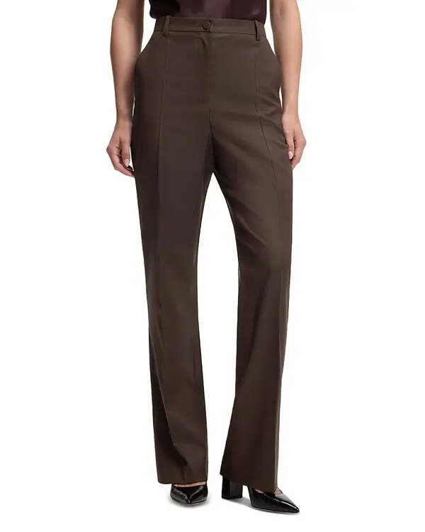Hugo Boss Telasa Wool Straight Pants - Open Misc