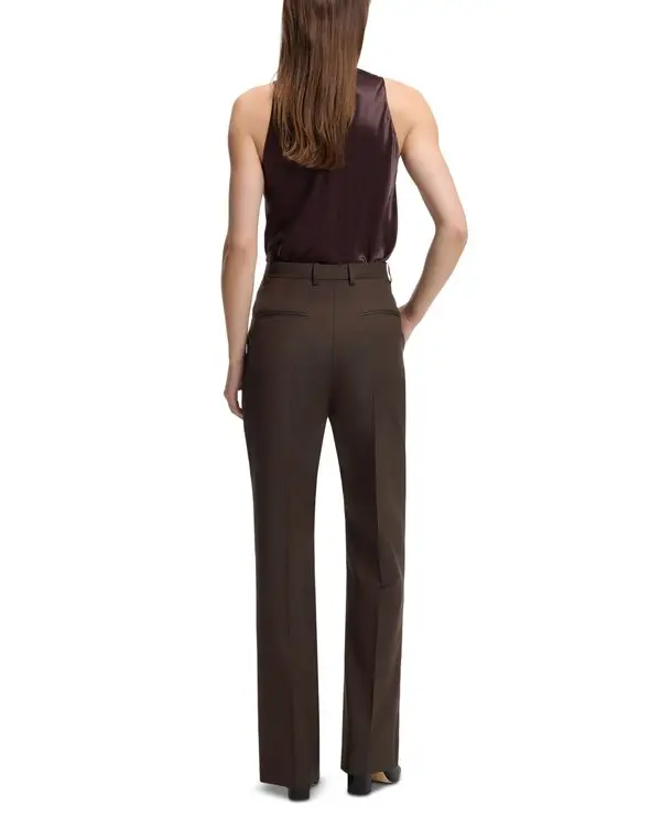 Hugo Boss Telasa Wool Straight Pants