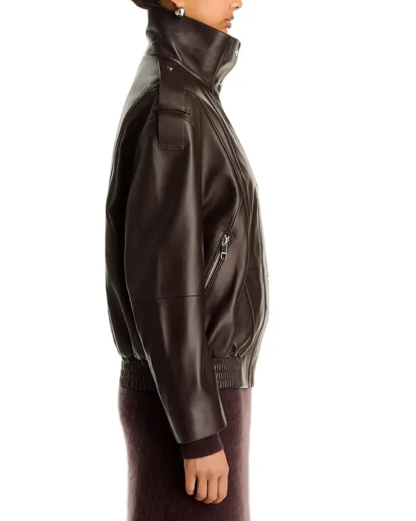 Hugo Boss Savani Leather Aviator Jacket Exclusive