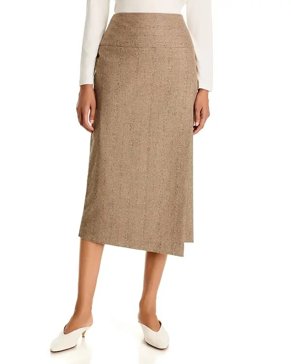Hugo Boss Vornara Faux Wrap Midi Pencil Skirt Exclusive - Open Misc