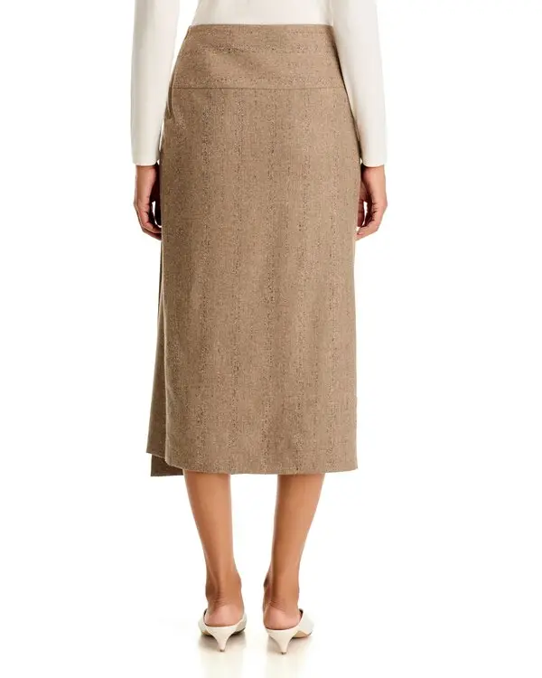 Hugo Boss Vornara Faux Wrap Midi Pencil Skirt Exclusive