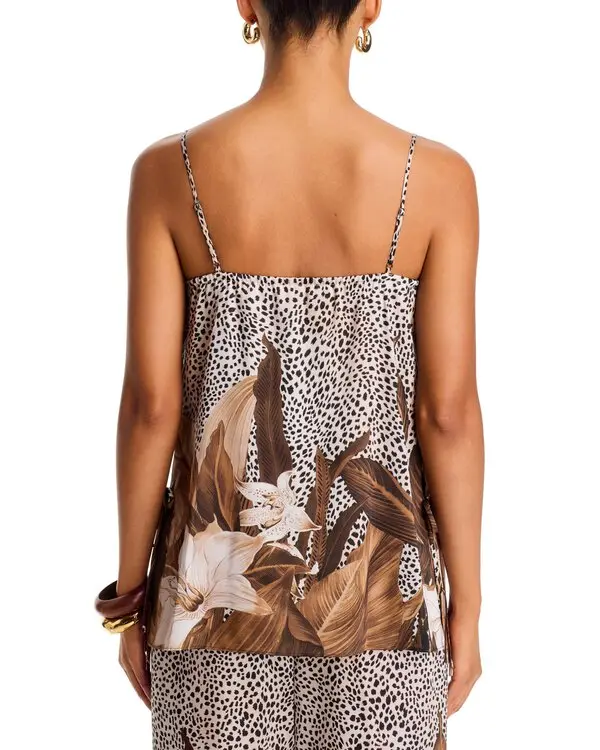 Kobi Halperin Sequoia Printed Side Tie Blouse