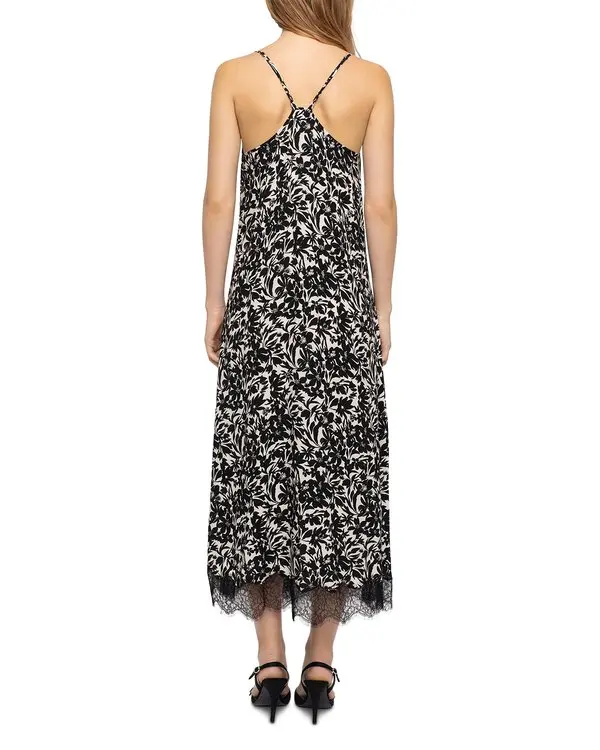 Zadig&Voltaire Respa Soft Night Lace Trim Slip Dress