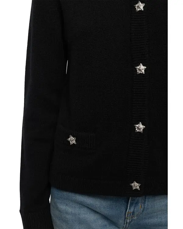 Zadig&Voltaire Cashmere Marcya Star Button Cardigan