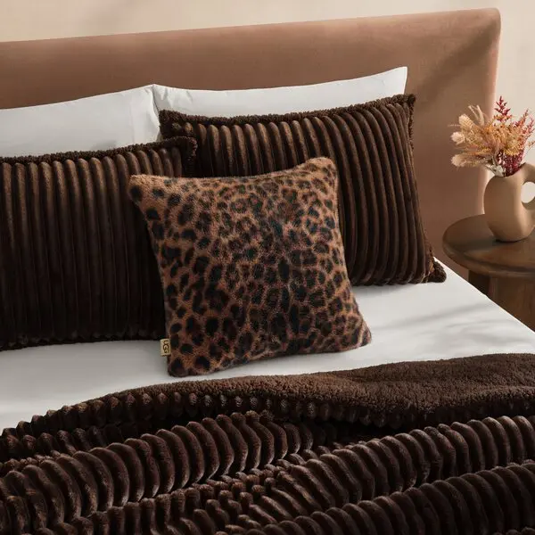 UGG Everett Faux Fur Pillow, 20 X 20 - Leopard