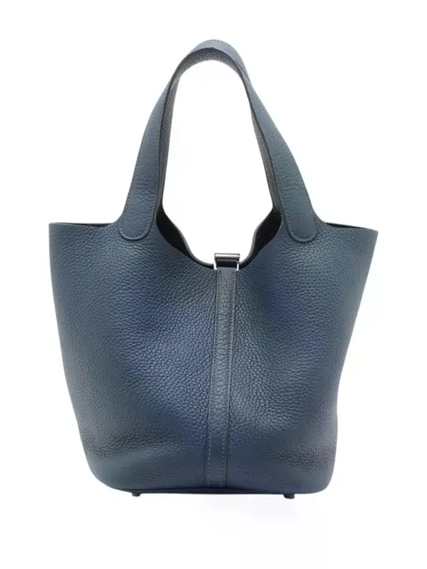 Hermès 2024 Clemence Picotin Lock 22 Handbag - Blue