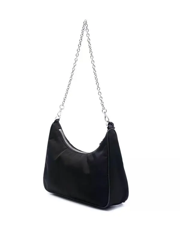 Prada 2019-2026 Mini Saffiano Trimmed Tessuto Re Edition 2005 Satchel