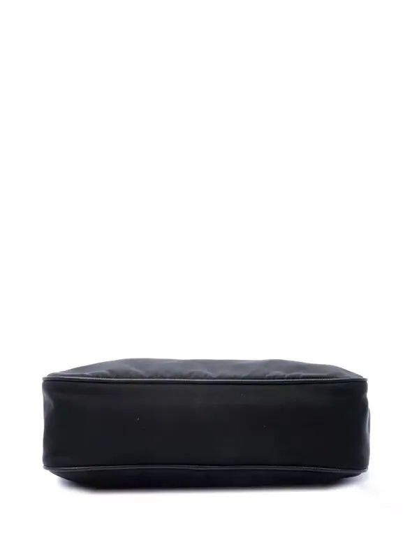 Prada 2019-2026 Mini Saffiano Trimmed Tessuto Re Edition 2005 Satchel