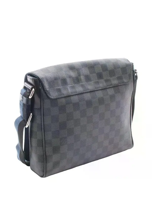 LOUIS VUITTON 2016 Damier Graphite District Pm Crossbody Bag