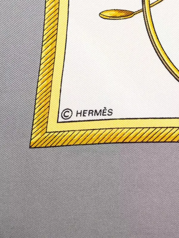 Hermès 1965 Les Voitures A Transformation Silk Scarf 90 Scarves
