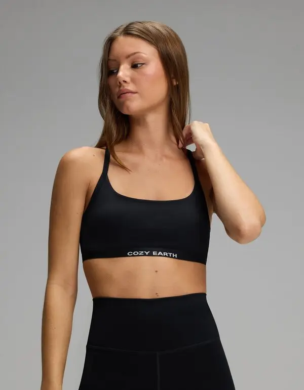 Cozy Earth Balance Bra - Obsidian