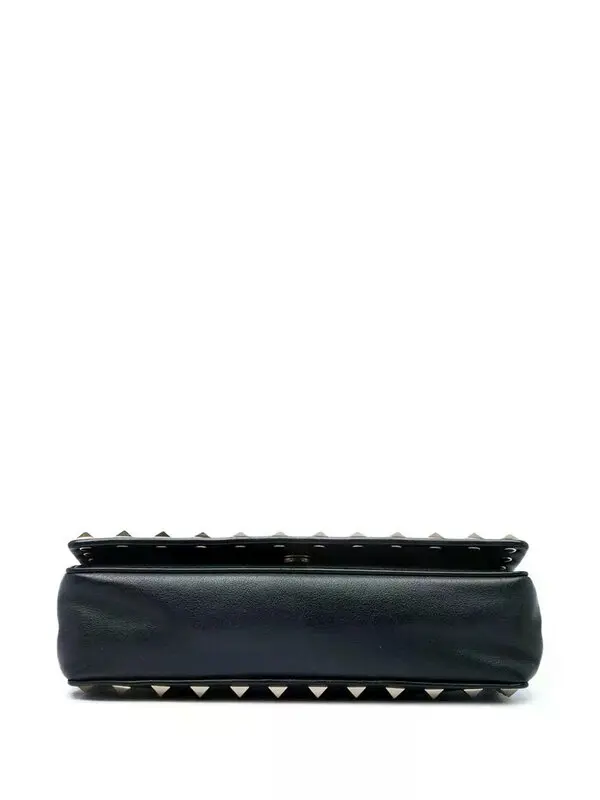 Valentino Garavani 2000-2017 Calfskin Rockstud Wallet On Chain Crossbody Bag