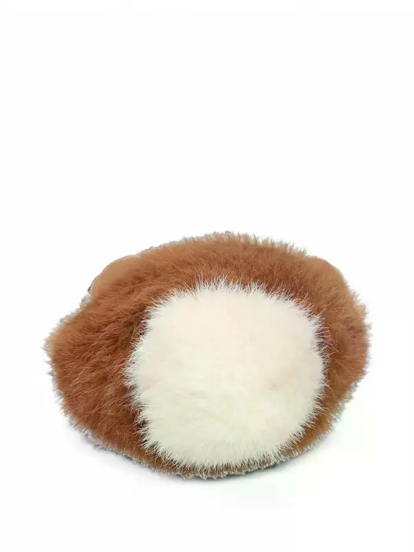 Moschino Fox Keyring - Brown
