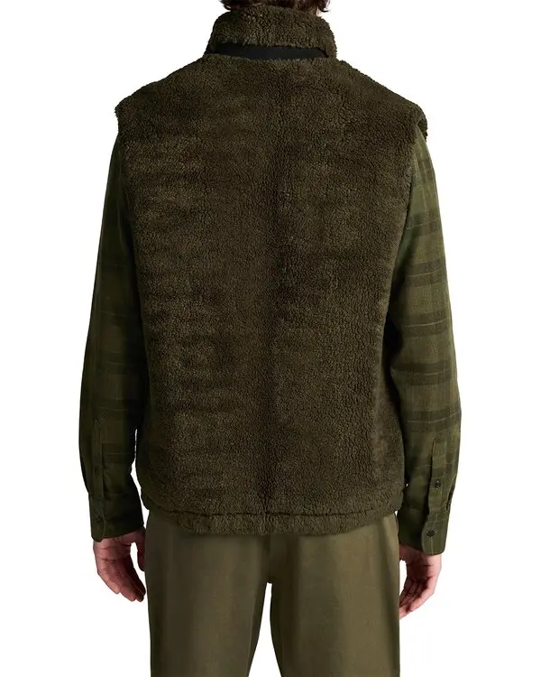 Vince Faux Sherpa Zip Vest