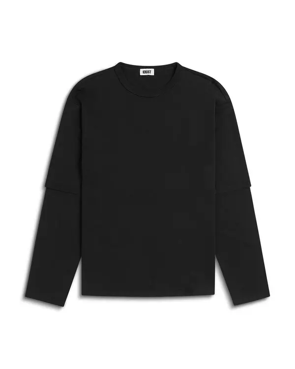 KROST Stretch Cotton Layered Long Sleeve Tee