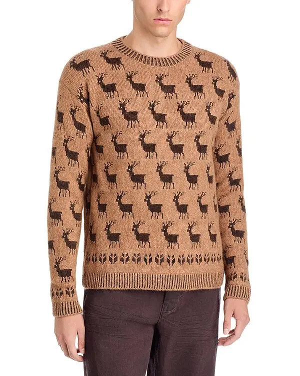 Moncler Grenoble Girocollo Intarsia Tricot Sweater