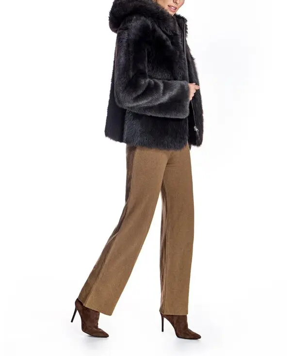 MAXIMILIAN Hooded Toscana Lamb Jacket