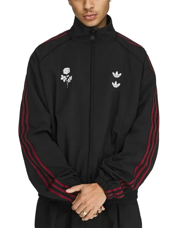 ADIDAS X WILLY CHAVARRIA Rose Logo Woven Stripe Track Jacket